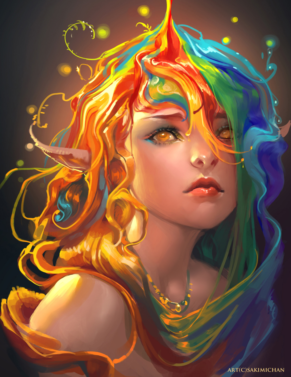 Digital Art by Sakimichan allias Yue Wang | Magic Art World