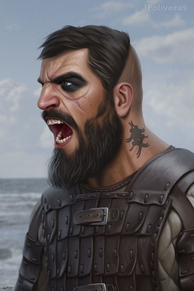 Vikings Characters by JF Oliveras | Magic Art World