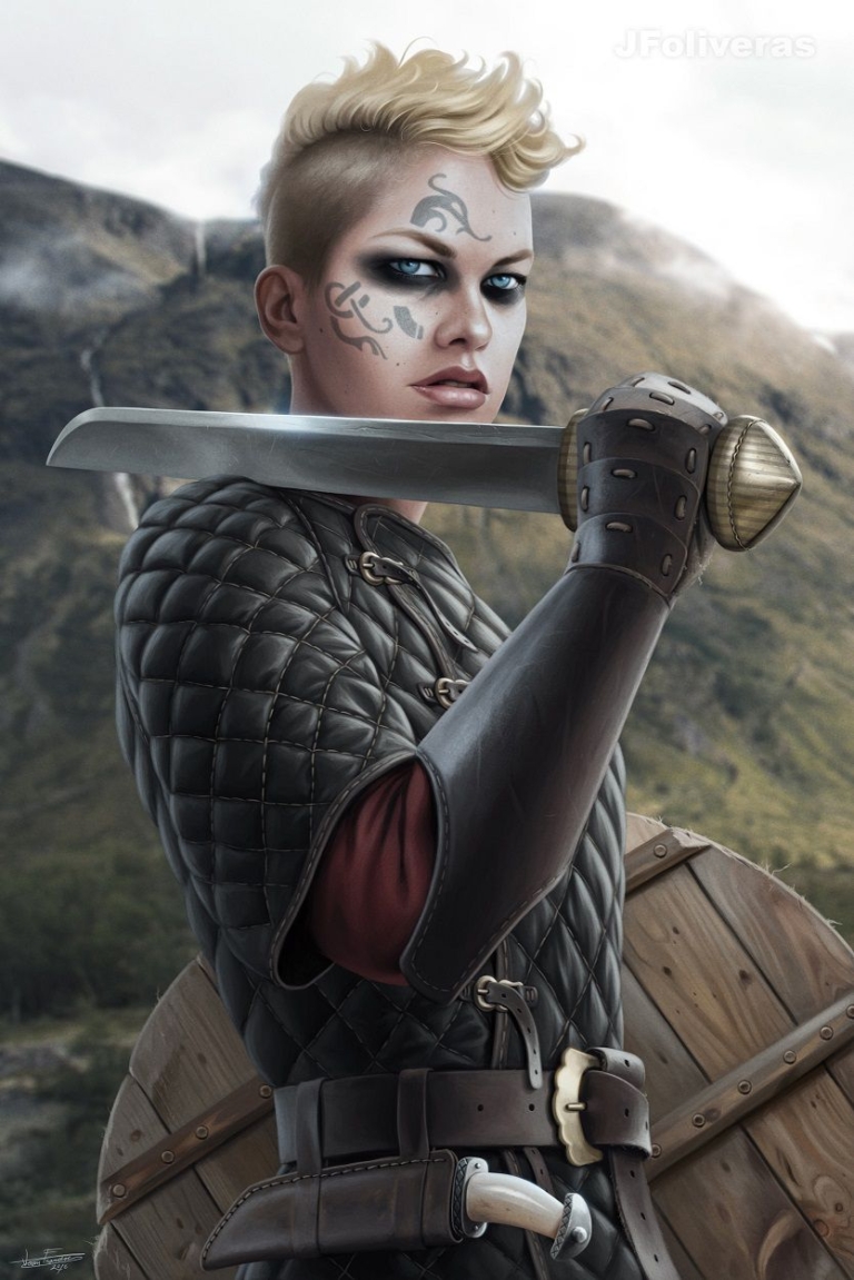 Vikings Characters by JF Oliveras | Magic Art World